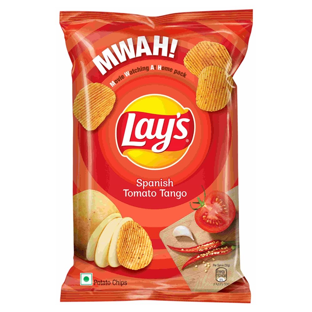 Lay’s Spanish Tomato Tango Potato Chips : 104 gms - Sukhindia